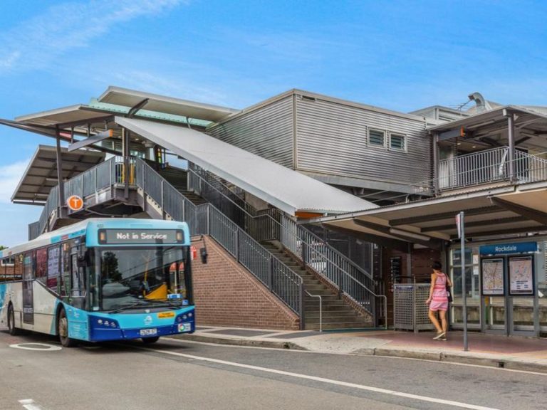 Rockdale train station and bus interchange offering convenient public ...