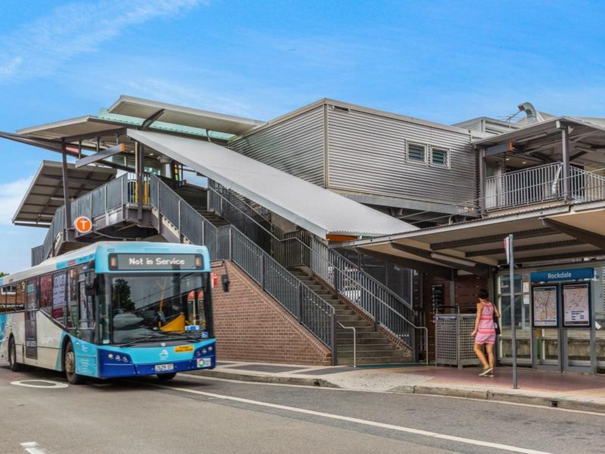 Rockdale train station and bus interchange offering convenient public ...